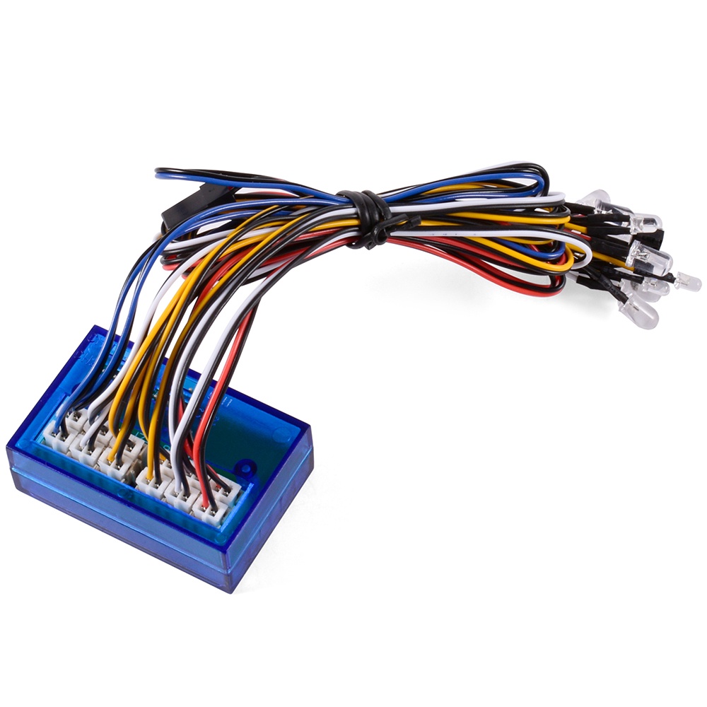 AUSTAR 12 LED RC Lights Kit for 1/10 1/8 RC Car HSP Traxxas TAMIYA CC01 ...