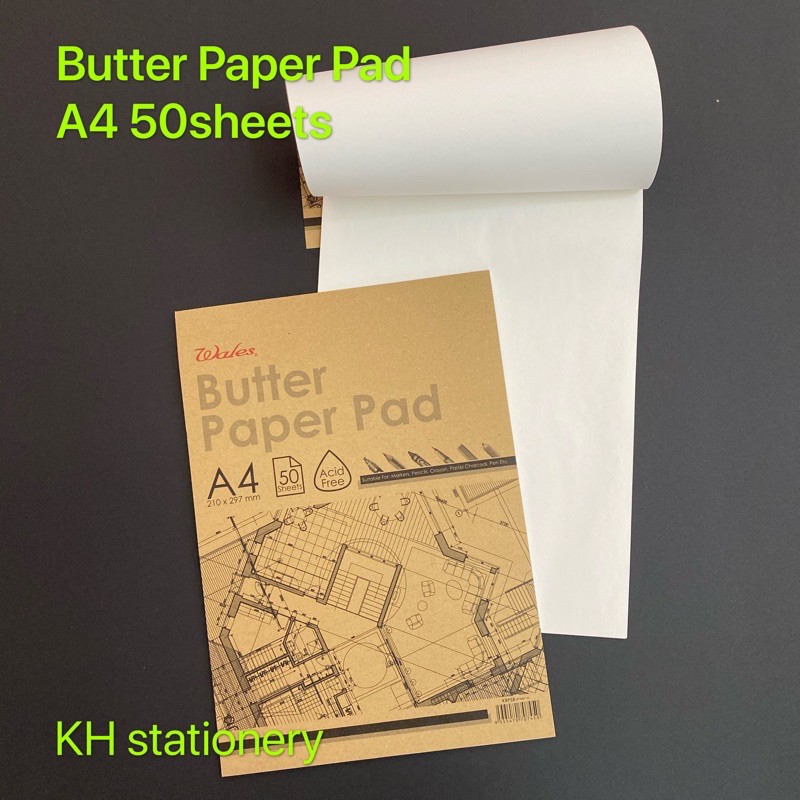 A4 Butter Paper Pad 50Sheets 210mm x 297mm | Shopee Malaysia