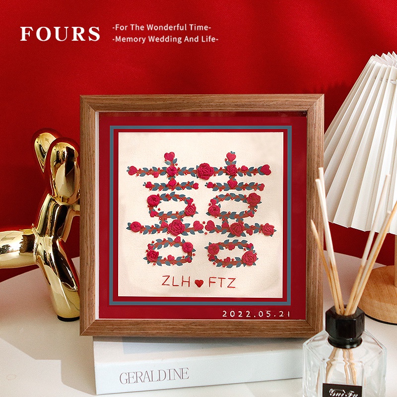 Pudding Duoxi Characters diy Hand-Embroidered Material Package Gifts ...