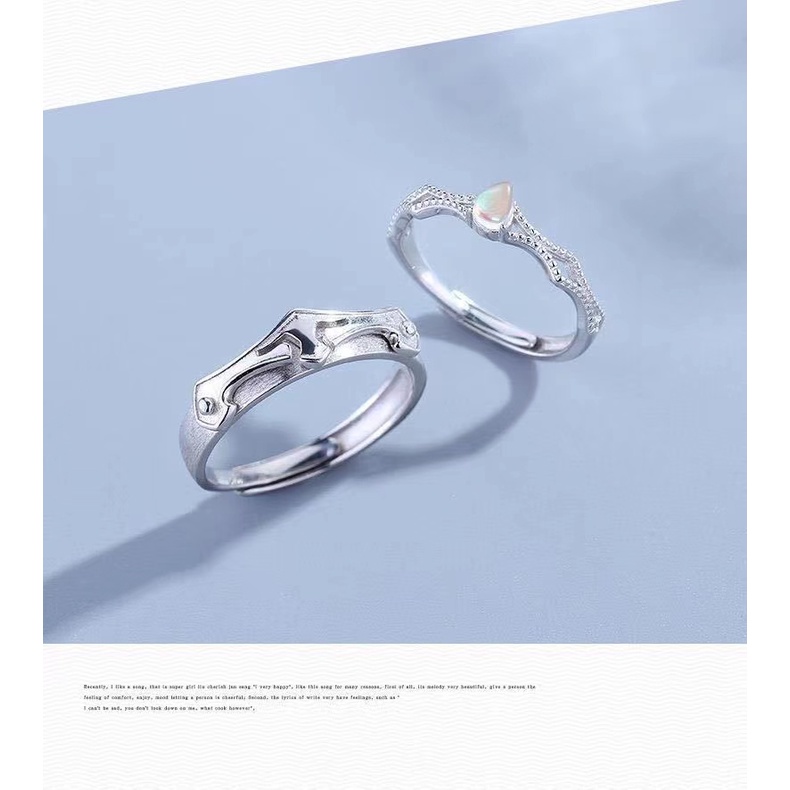 KOREAN STYLE 💍 S925 Elegance Couple Rings 💍 Silver Man & Woman Cincin Perak 🔥 READY STOCK 🔥 ...