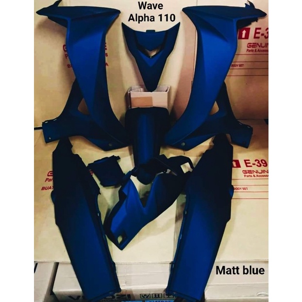 Wave alpha 110 (matt blue) | Shopee Malaysia