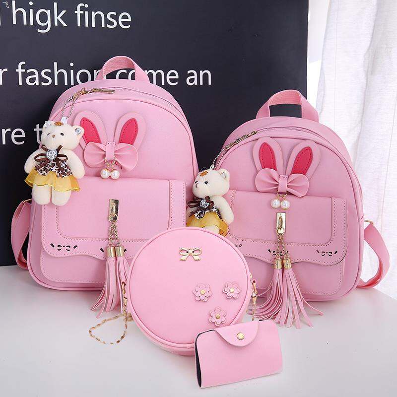 Spring outing Korean style children's backpack girl princess fashion ...