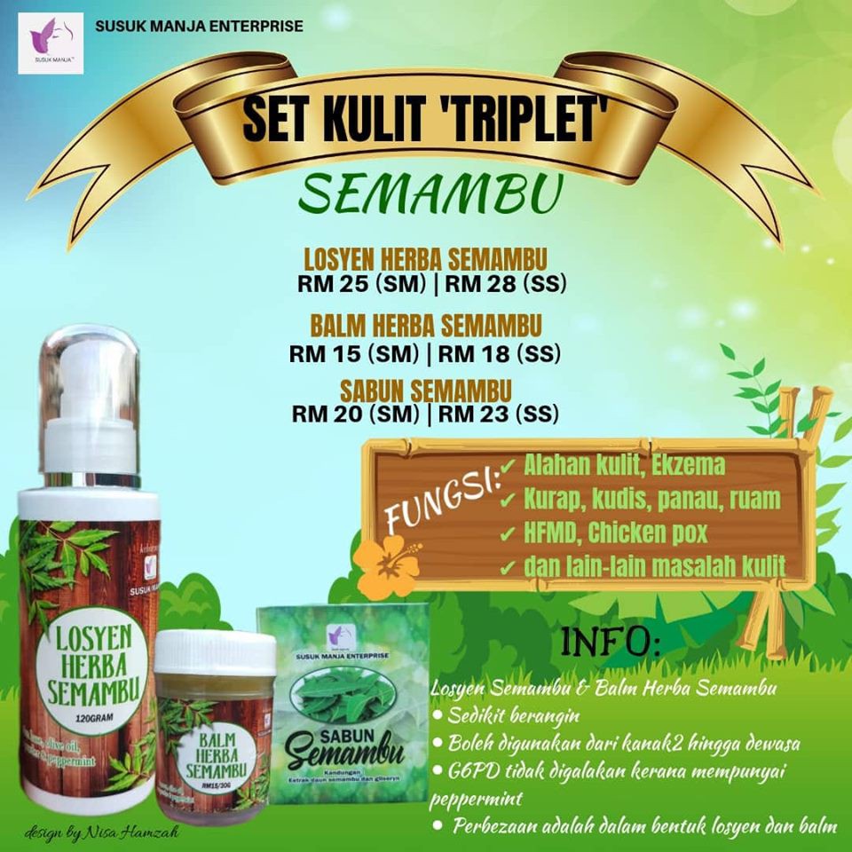 🔥~ 💯Ori By HQ 🔥 FREE GIFT 🎁🎁 Set Rawatan Gatal Gegata Panau Ekzema ...