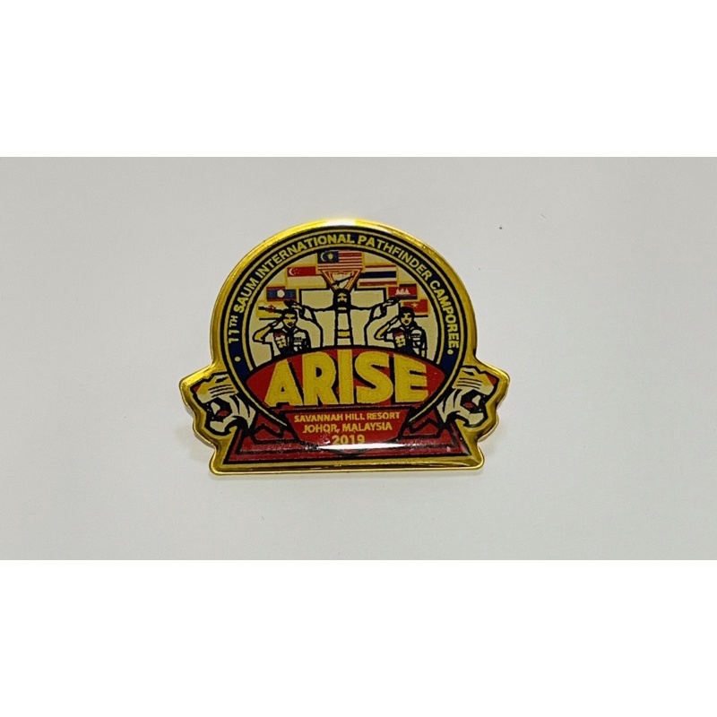 ARISE - 11th SAUM Camporee Pin | Shopee Malaysia