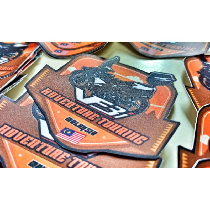 sticker kereta~ SYM Vf3i Sticker Adventure Touring 1pcs w-proof sticker ...