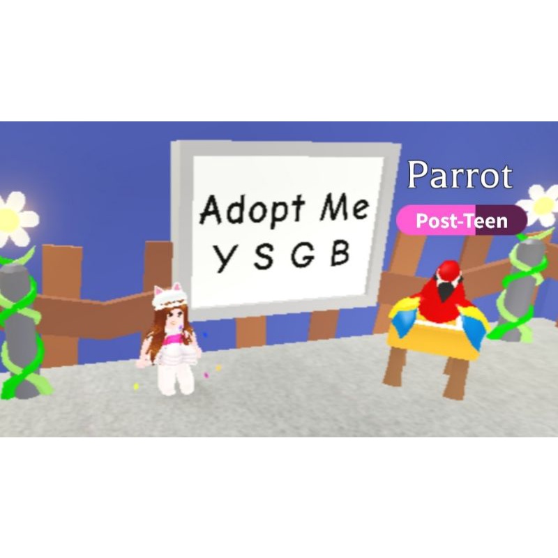 PARROT Pet Adopt Me Roblox (FR/NFR) | Shopee Malaysia