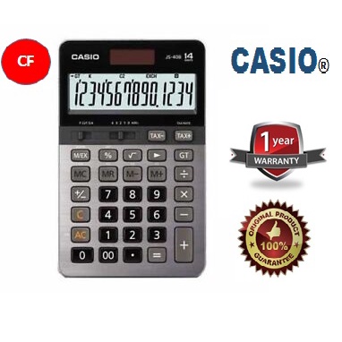 Casio Calculator JS-40B Heavy Duty Compact Desk 14 digits | Shopee Malaysia