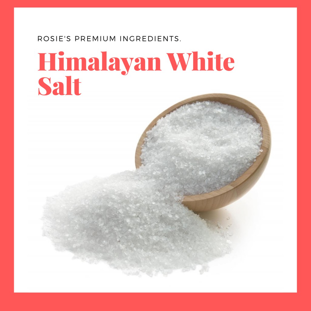500g/1kg Himalayan White Salt | Garam Putih | Shopee Malaysia