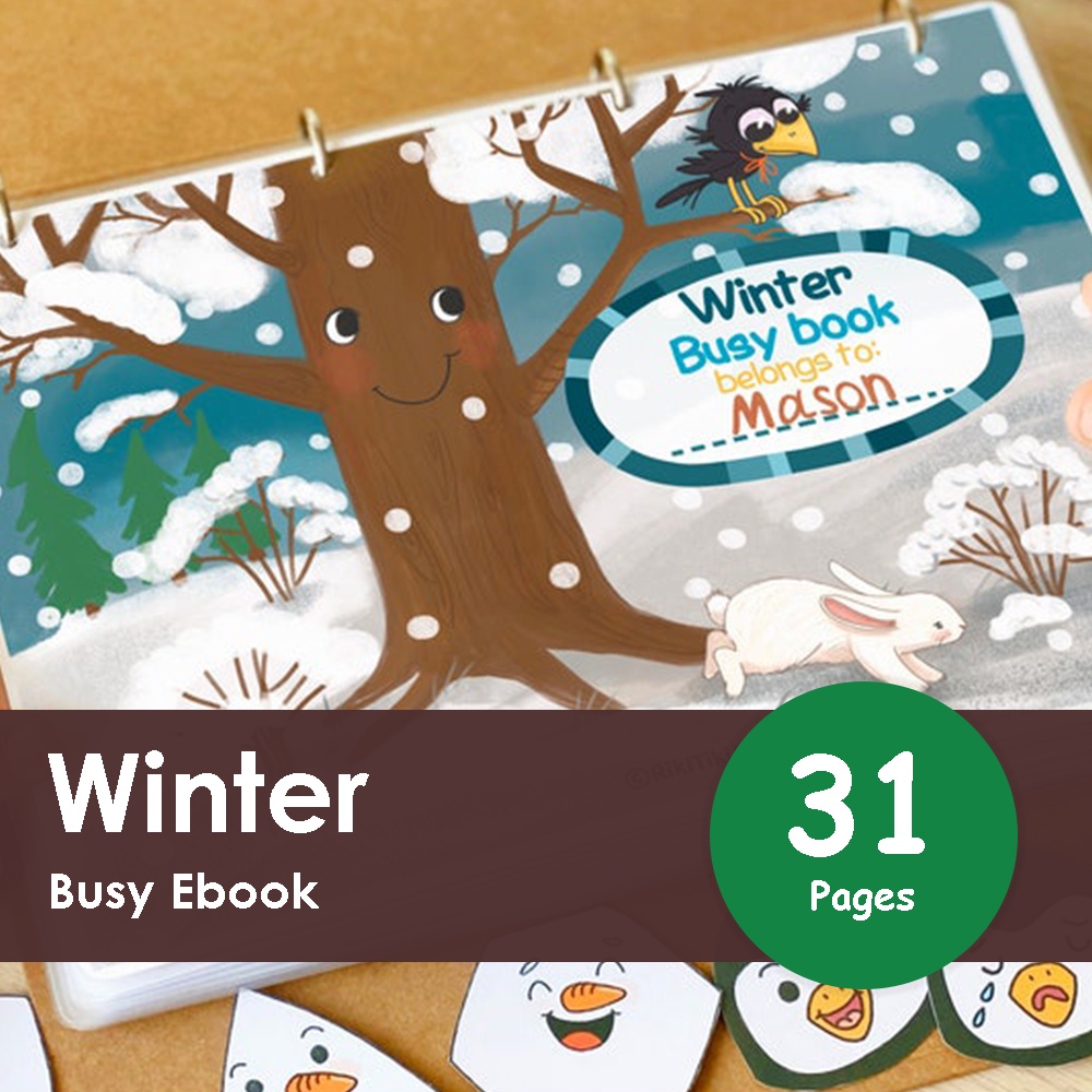 [ PDF ] Winter Busy Book | Shopee Malaysia