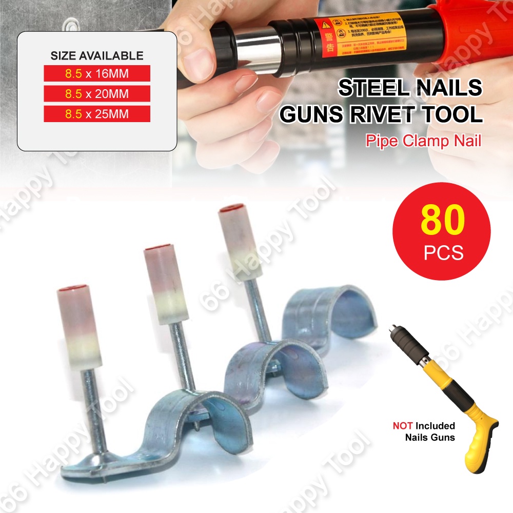 7.5mm/8.5mm Pipe Clamp Nail Ceiling Artifact Rivet Nail Fastener ...