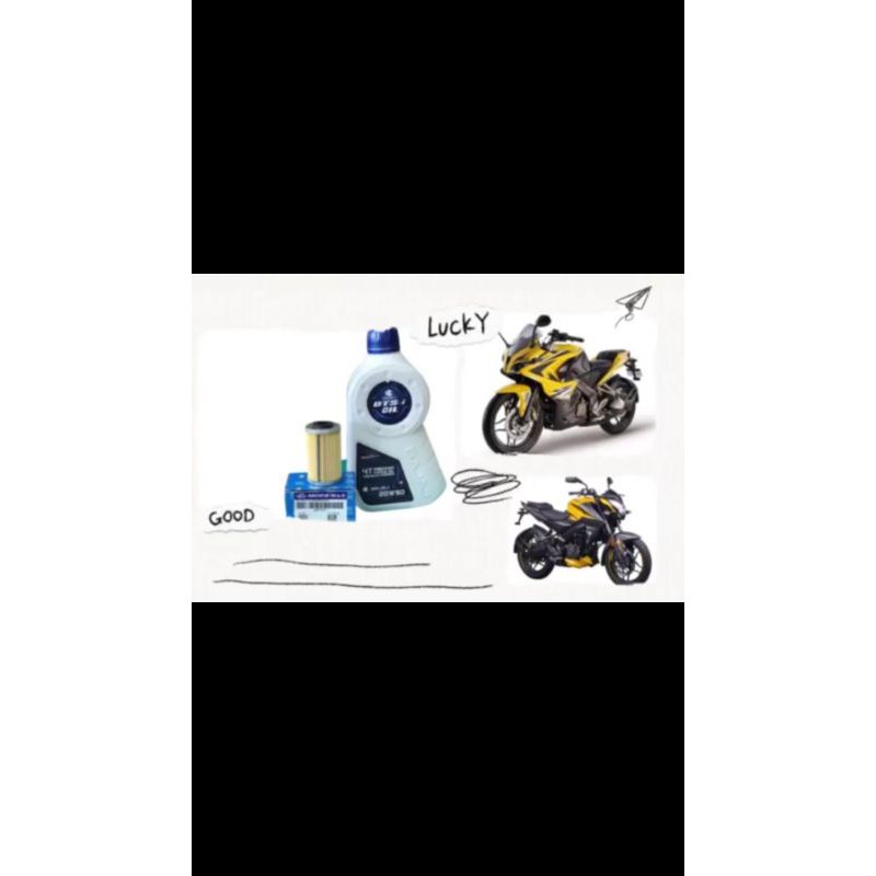 Modenas Engine Bajaj Oil Pulsar Ns200 Rs200 Minyak Enjin Oil Filter 4t ...