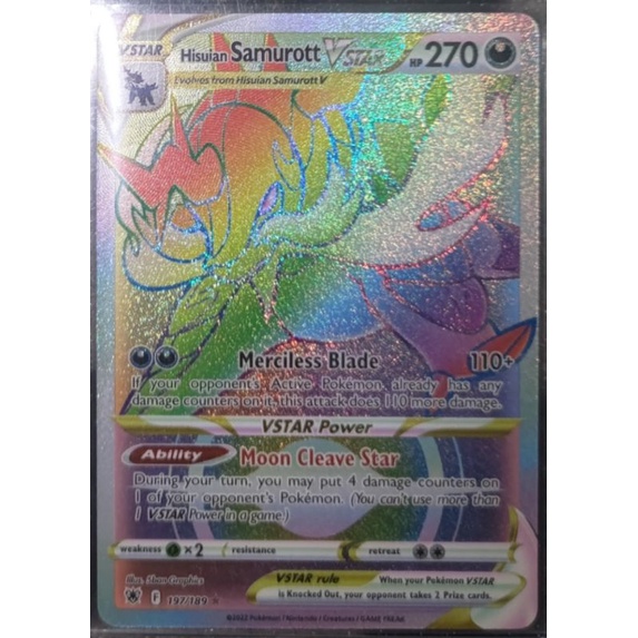 POKEMON Samurott VSTAR Hyper Rare | Shopee Malaysia