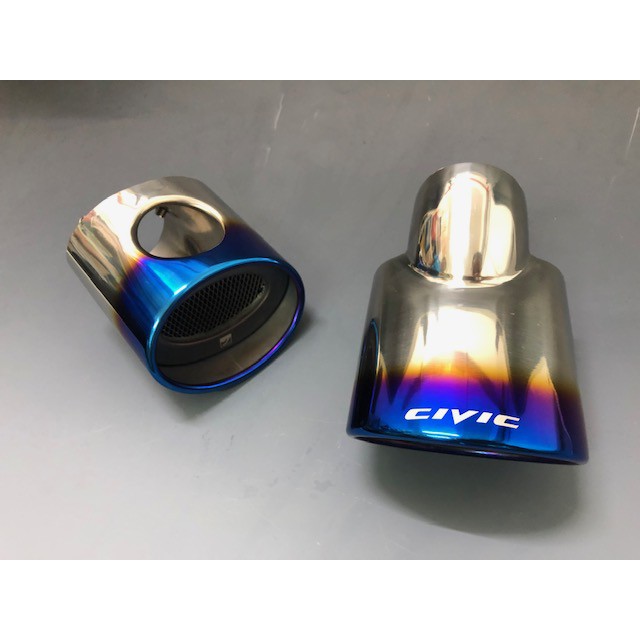 43887 - SPOON CIVIC NEO CHROME Tail Pipe UNIVERSAL Honda CIVIC FC 43887 ...