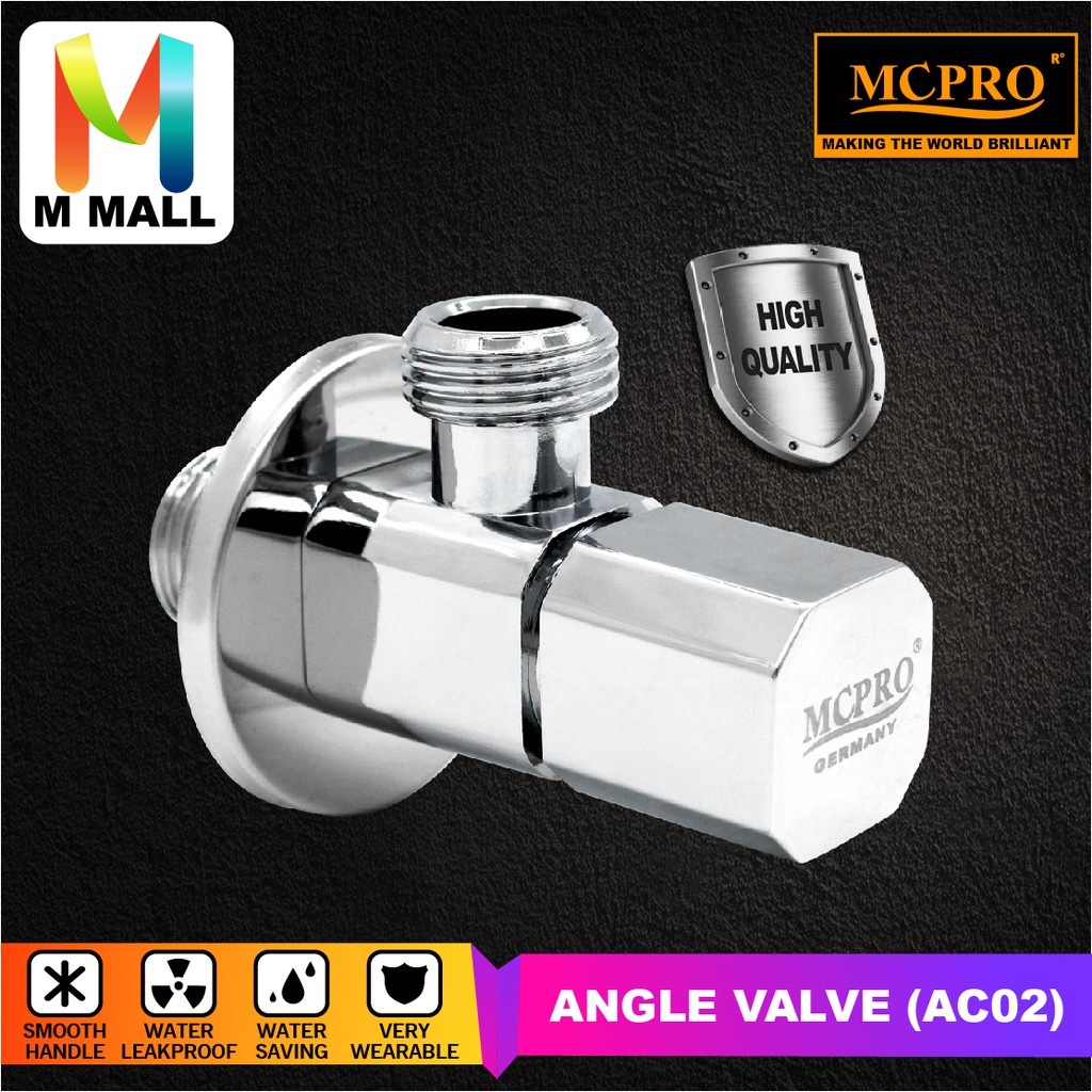MCPRO Bathroom Toilet Faucet ANGLE VALVE WATER CONTROL AC02 / AC03 | Shopee Malaysia