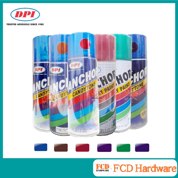 DPI Anchor Spray Paint Candy Tone Color ( No.C011*-C019* ) | Shopee ...