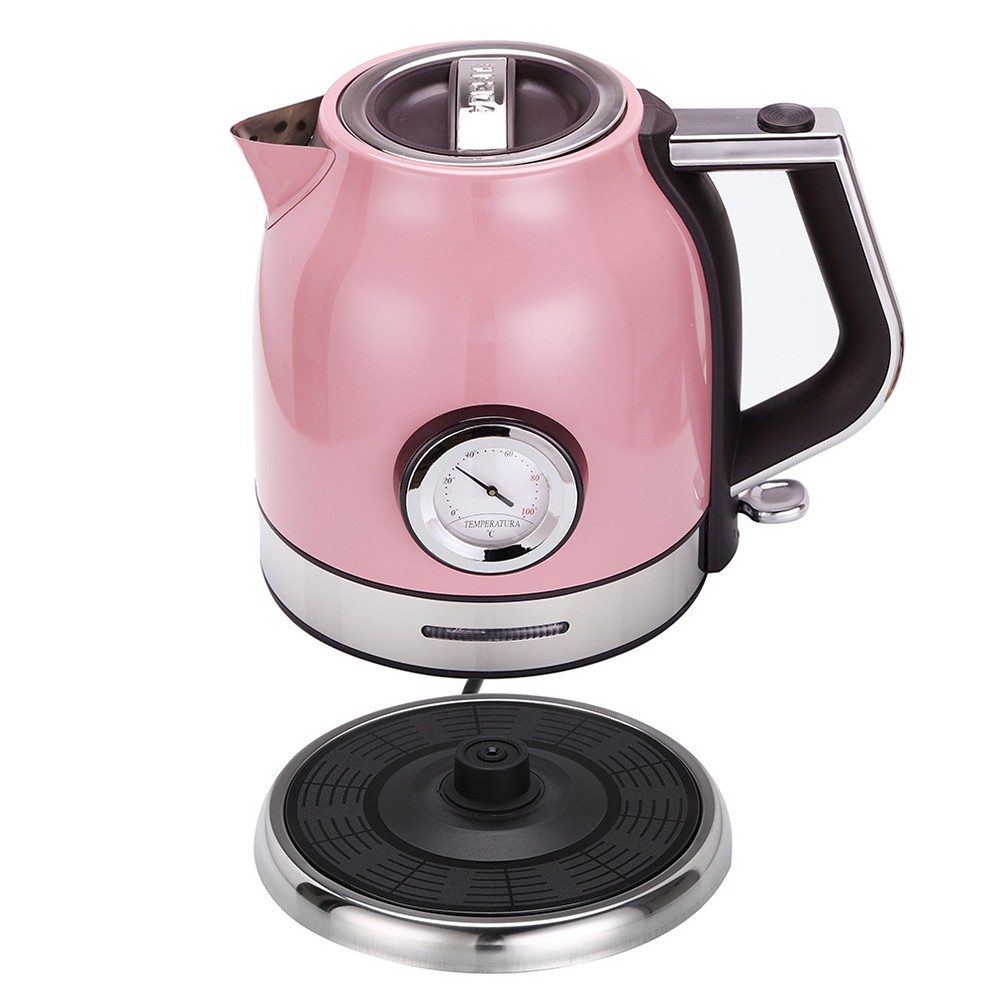 JR-1.8L Stainless Steel Electric Kettle with Thermometer Auto Shut-off ...