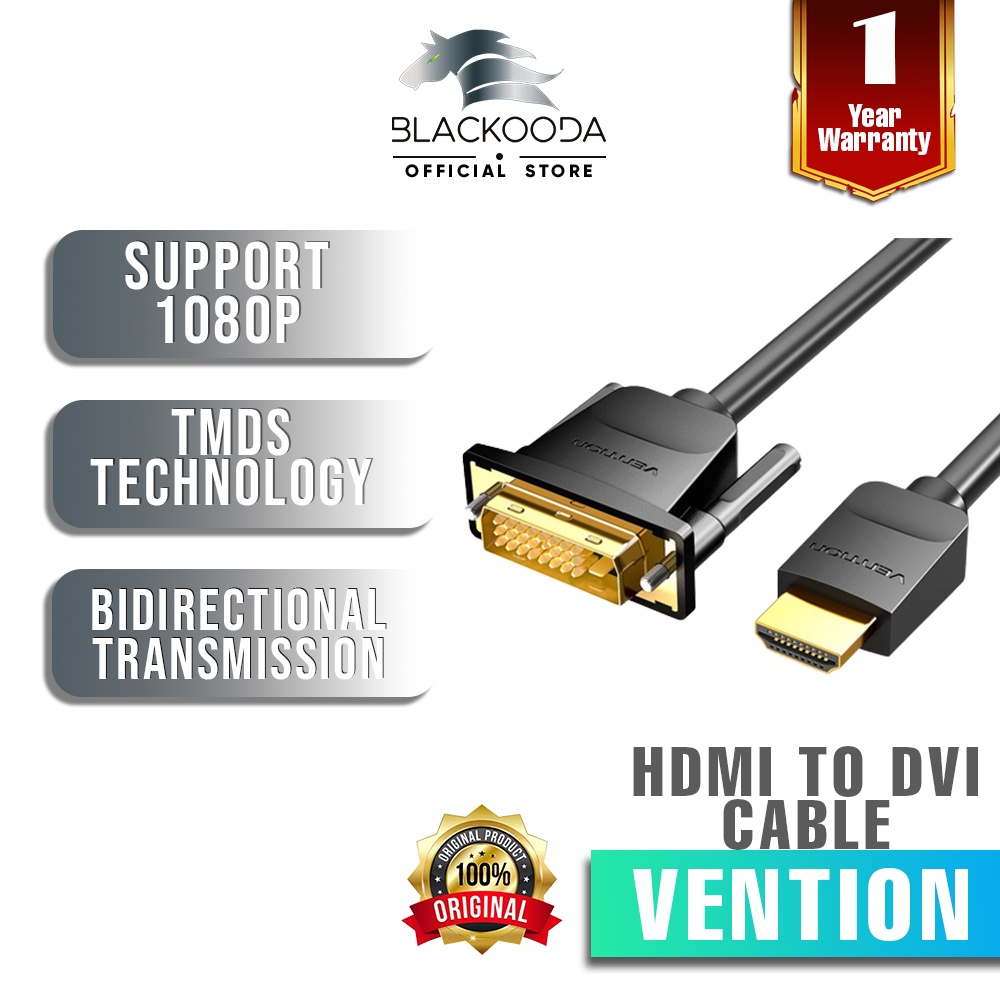 Vention Tvml To Dvi Cable Bi Directional Dvi D 24 1 Male To Male
