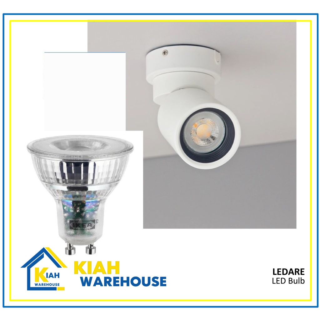 Ready Stock LEDARE FSL GU10 Lumen Warm Dimming LED Light Bulb Spotlight ...