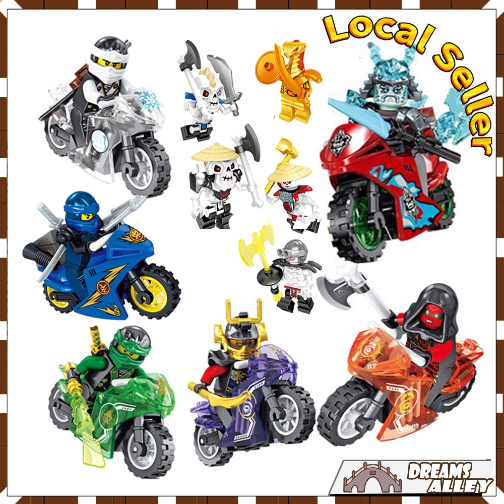 Building Blocks Ninja Series Building Blocks RZ01 Rider Motocycle ...