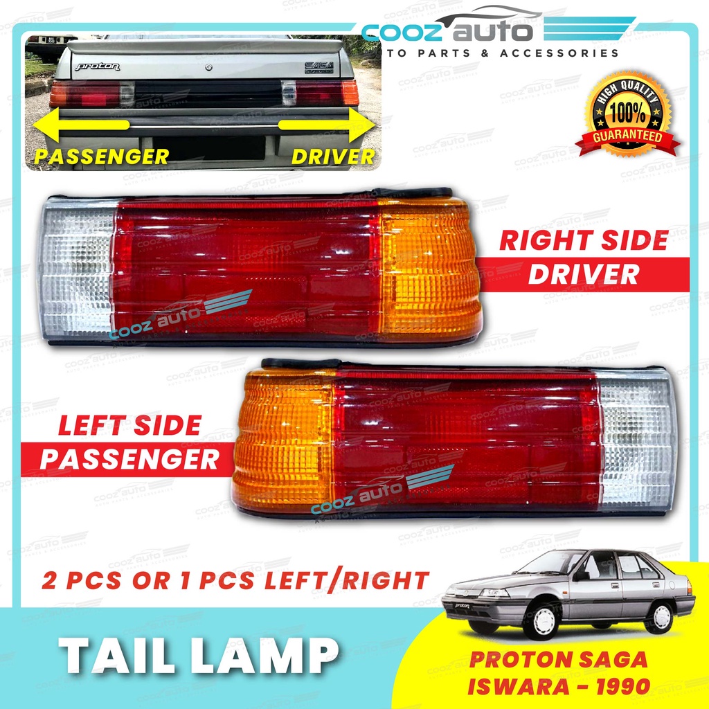 Proton Saga Iswara Sedan 1993 Sedan Old Rear Left & Right Side ...