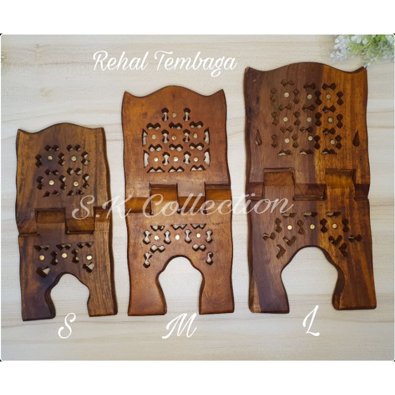 Rehal Al Quran Kayu/ Rehal Lipat / Rehal tembaga | Shopee Malaysia