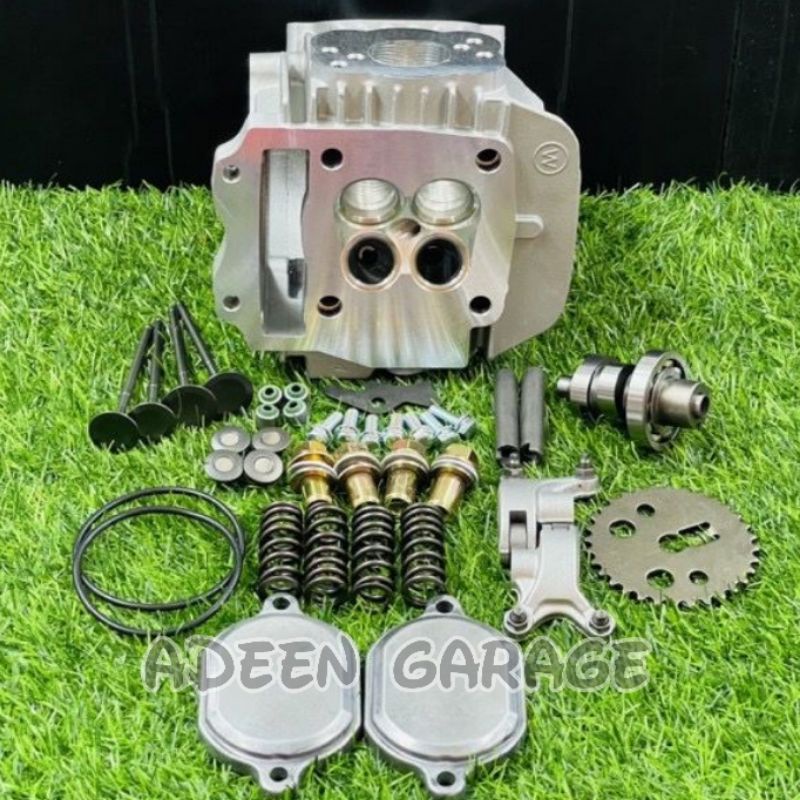 💥SUPERB💥 Honda Wave125 Racing Head 4valve (CNC intake & exhaust ...