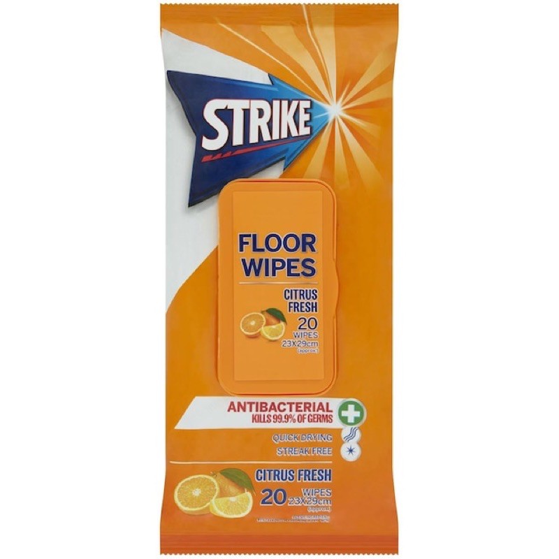 Strike Floor Wipes 20pcs pack (AUS) | Shopee Malaysia