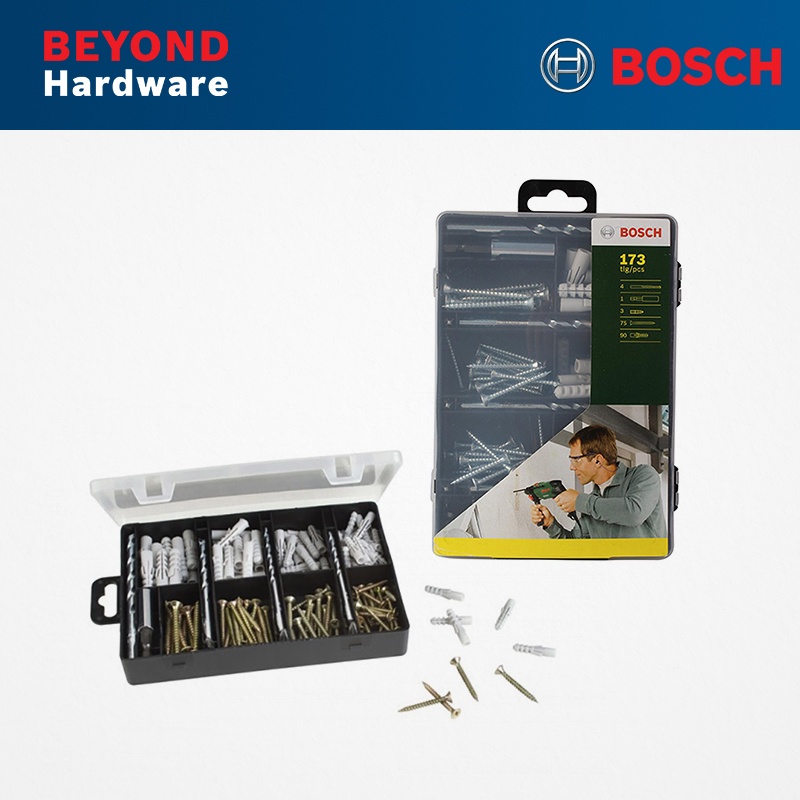 BOSCH 173pcs Fixing Set - 2607019511 | Shopee Malaysia