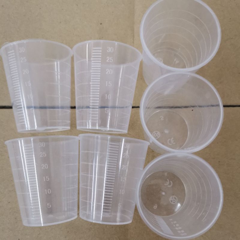 PLASTIC MEASUREMENT CUP 30ML 7pcs | Shopee Malaysia
