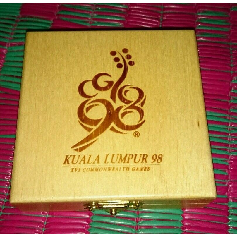 Limited Edition 1998 Sukom Commonwealth Games Sukan Komenwel Royal Selangor Pewter Pure Silver ...