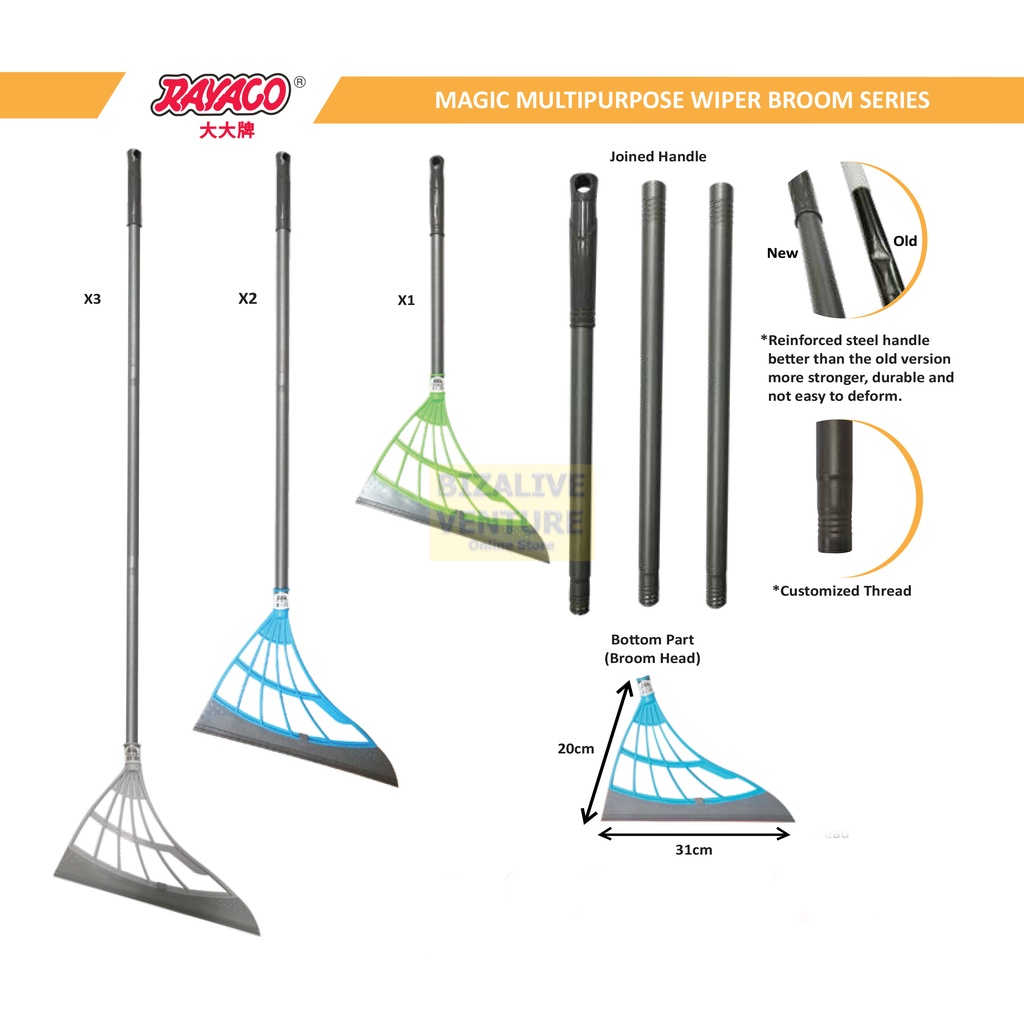Adjustable Magic Multipurpose Wiper Broom | Bathroom Floor Wiper ...