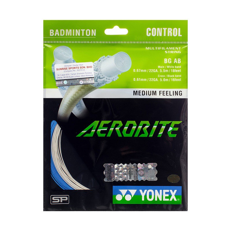 Yonex Aerobite Badminton String [100% Original from Sunrise] - Made in ...