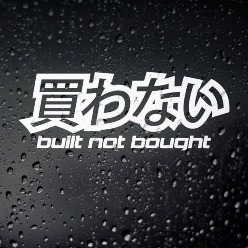 Jdm duit not bouaht sticker (cutting sticker) | Shopee Malaysia