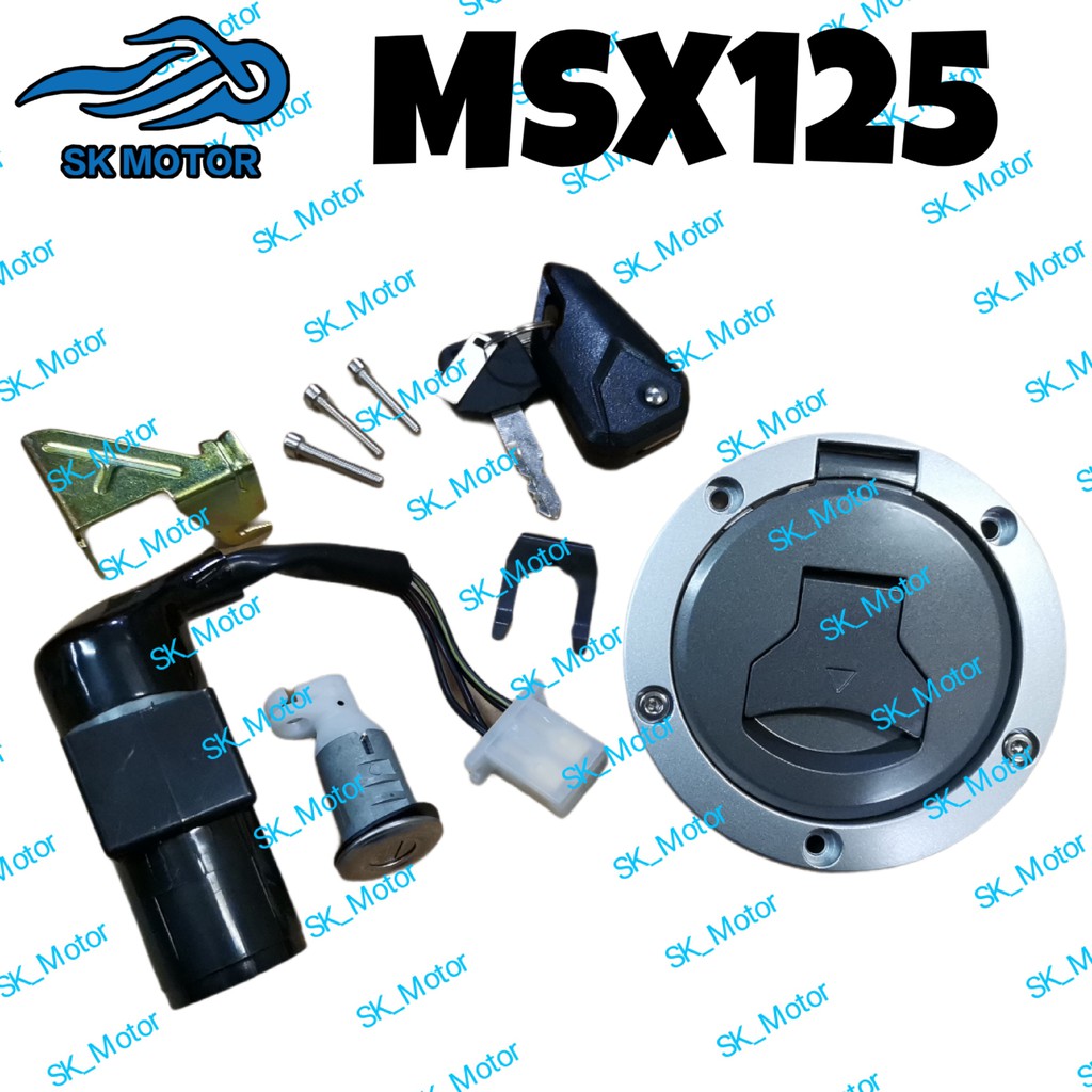 Honda MSX125 MSX 125 Ignition Main Switch / Full Set Switch / Key Set ...