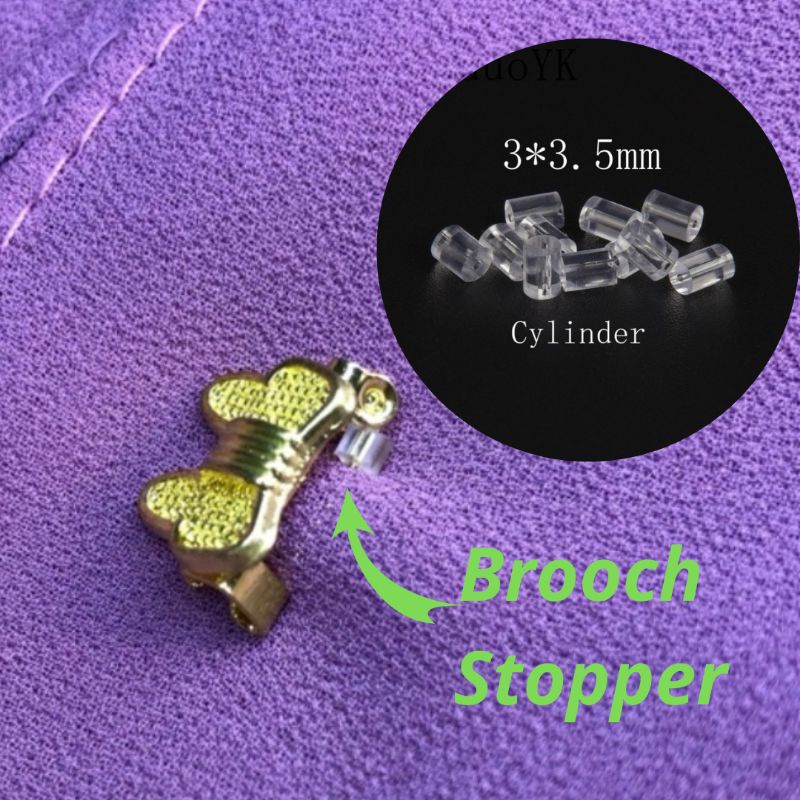 30pcs Brooch Stopper Stopper Keronsang Rubber Earring Stud | Shopee ...