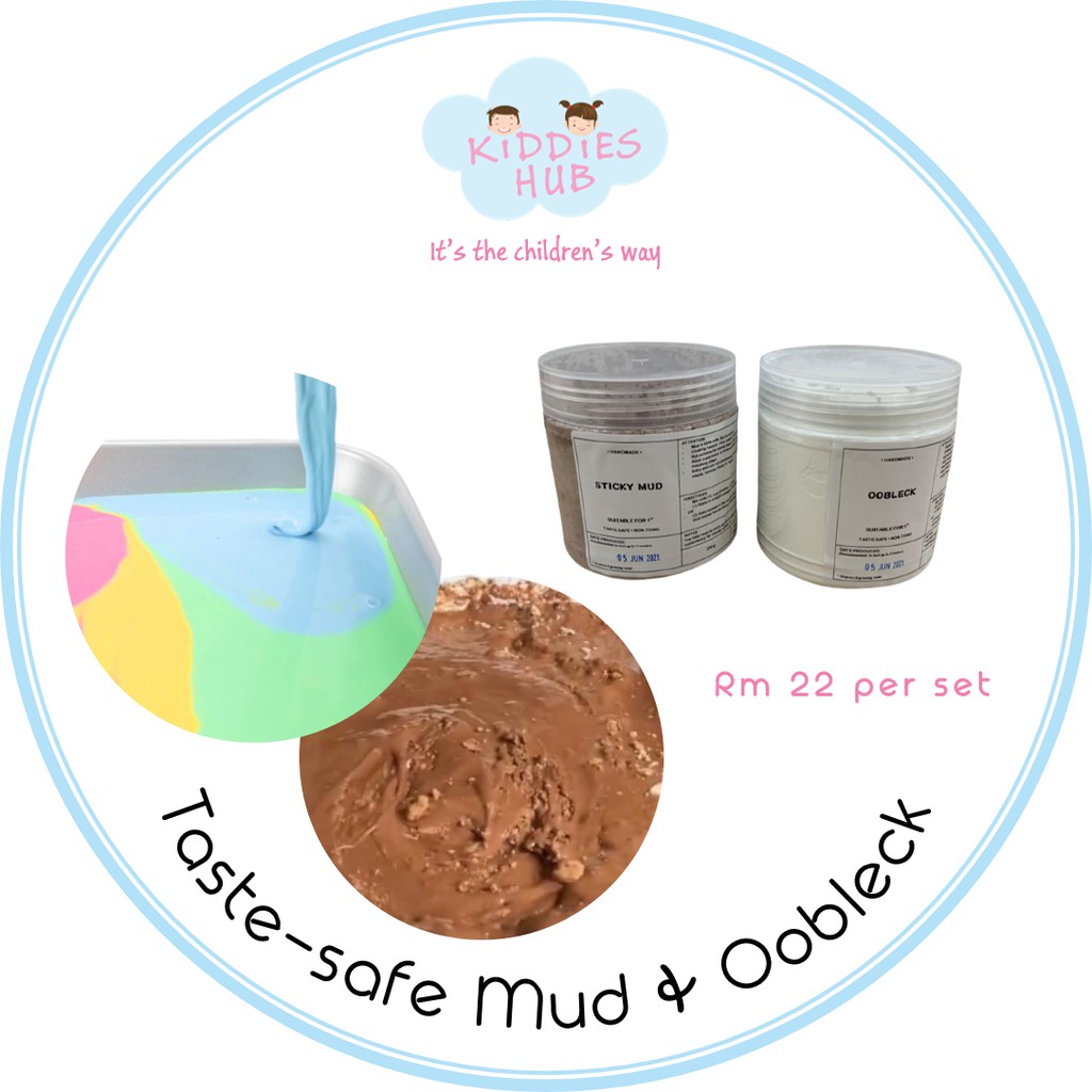 MESSY PLAY KIT - TASTE-SAFE MUD & OOBLECK KIT | Shopee Malaysia
