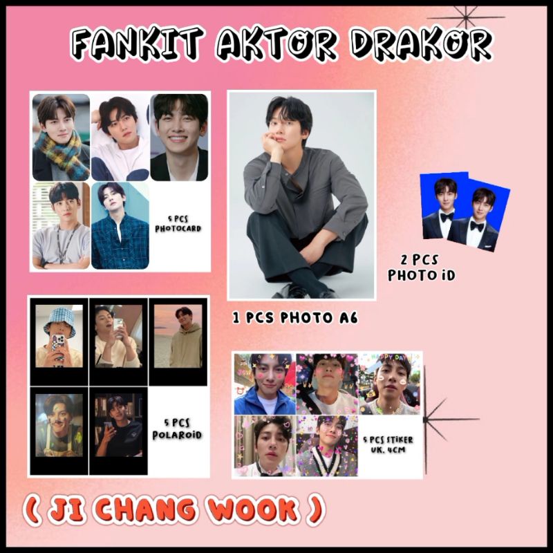 Fankit Ji Chang Wook / Fankit Korean Drama Actor / Fankit Actor Drakor ...