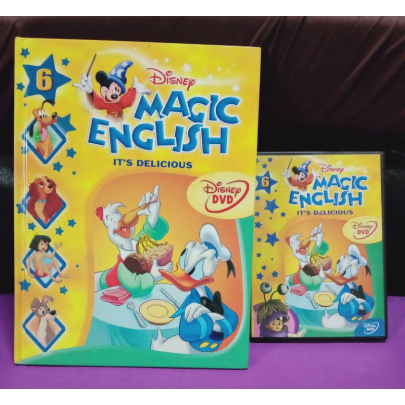 ♥️ PRELOVED - DISNEY MAGIC ENGLISH BOOK + DVD | Shopee Malaysia