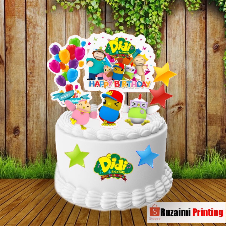 Didi & Friends Cake Topper 004 | Shopee Malaysia