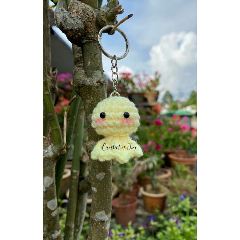 Cute Doll Crochet Keychain 晴天娃娃钩针锁匙圈 | Shopee Malaysia