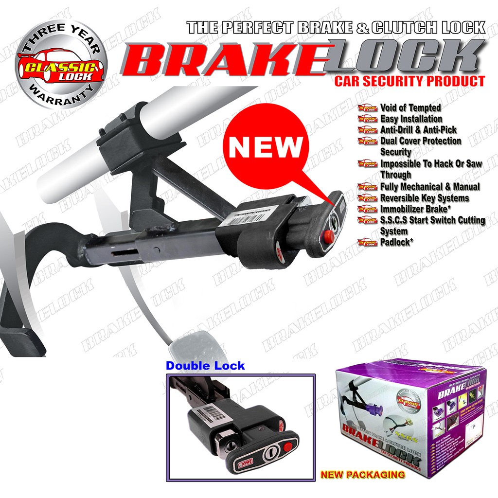 Ford Ranger Double Brake Pedal Lock | Shopee Malaysia