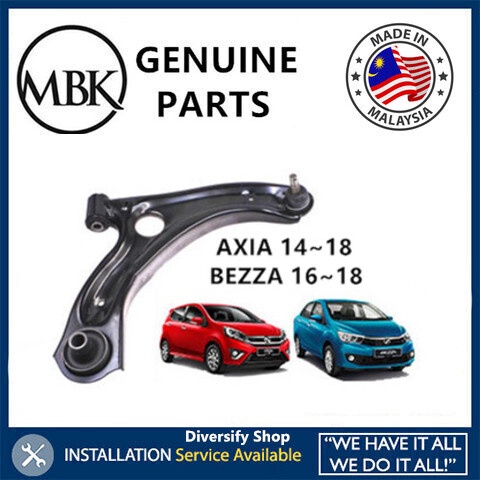 🇲🇾 MBK Malaysia 🇲🇾 Perodua Axia, Bezza Lower Arm Front (6 Months ...