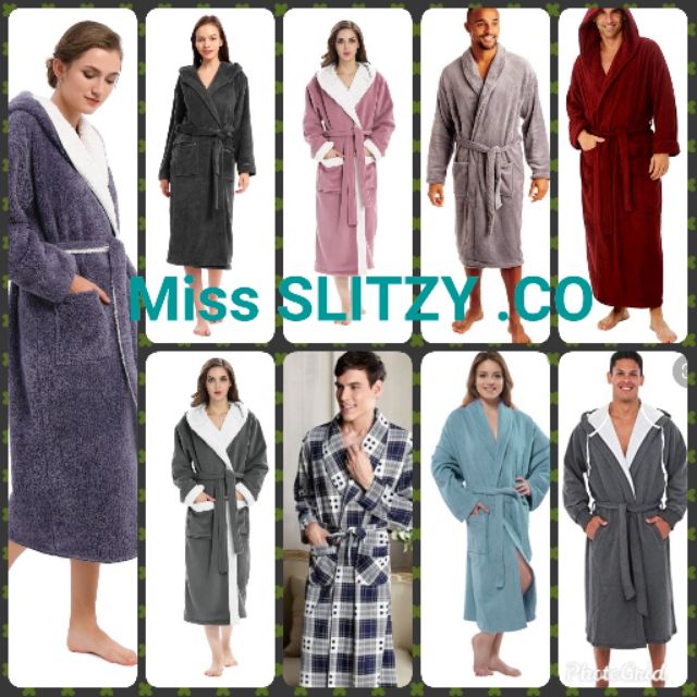 💖 Live Bathrobe & sleepwear & Robe Only 💖 | Shopee Malaysia