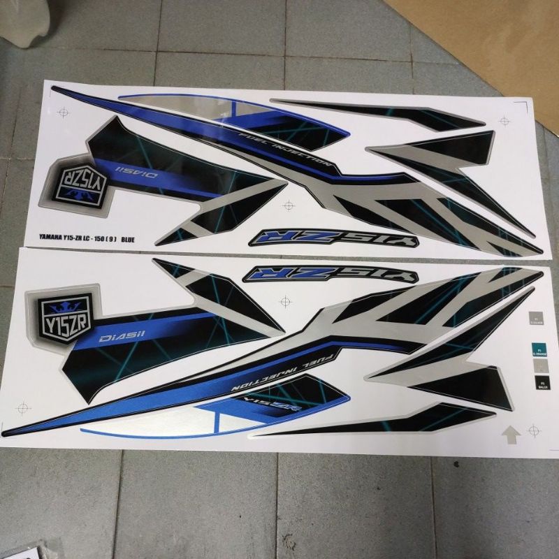 Stiker sticker body stripe cover set (9) yamaha y15 y15zr | Shopee Malaysia