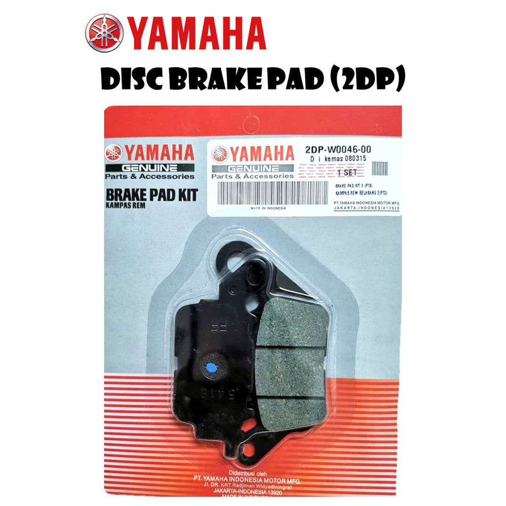 Front Disc Brek Pad (2DP) Brake Pad Depan – Y15ZR / Ego / Ego Solaris ...