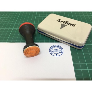 STANDARD ROUND (32MM 27MM) RUBBER STAMP |CUSTOME MADE| COMPANY CHOP ...
