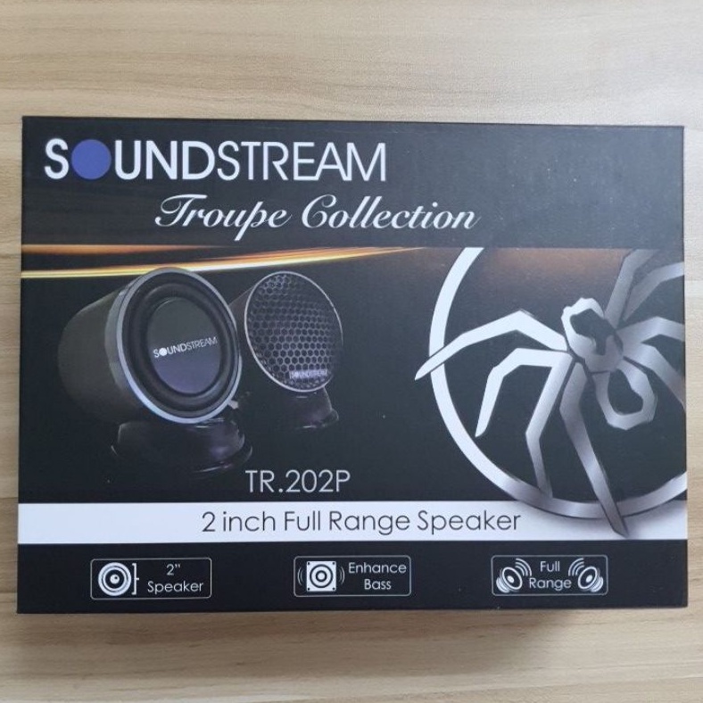 SOUNDSTREAM 2 inch Full Range Car Speaker TR.202P Car Audio Speaker New Model 100% Authentic ...