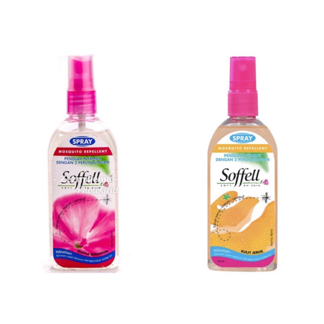 Soffell Spray Mosquito Repellent 80ml (ready stock) | Shopee Malaysia