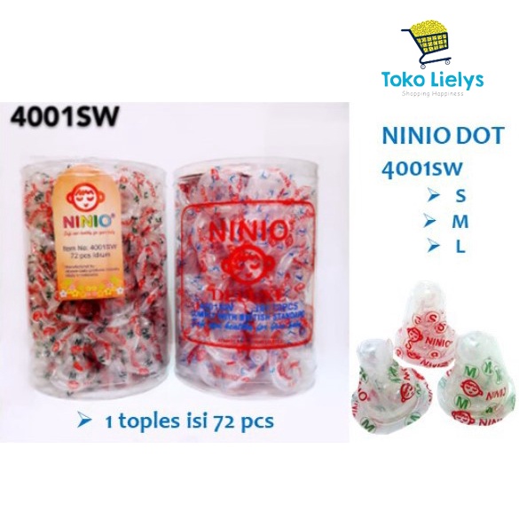 Ninio Dot Silicon Dot Baby Milk Bottle Deluxe SML Series | Shopee Malaysia