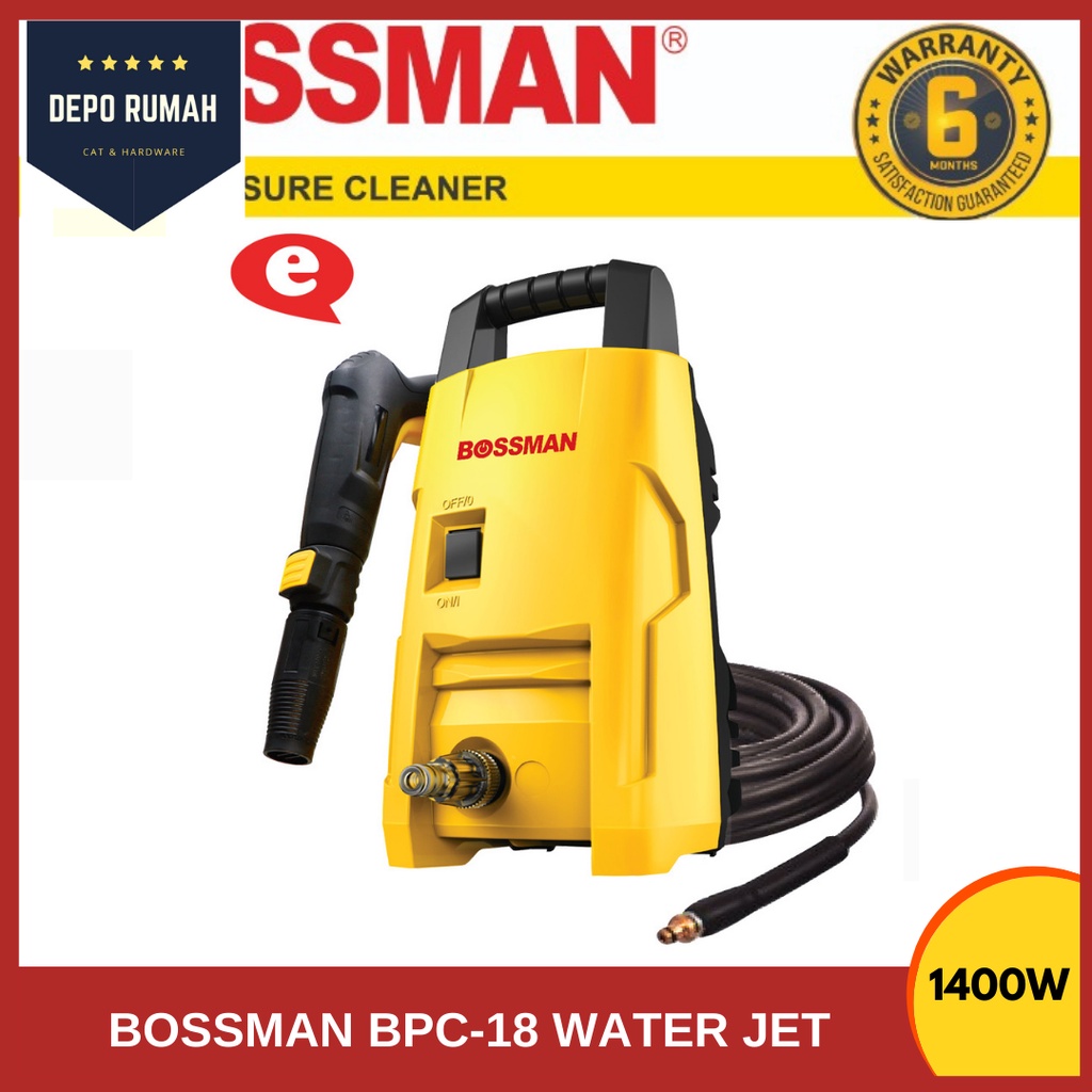 BOSSMAN BPC-117 WATER JET HIGH PRESSURE CLEANER WASHER 1400W 110BAR ...